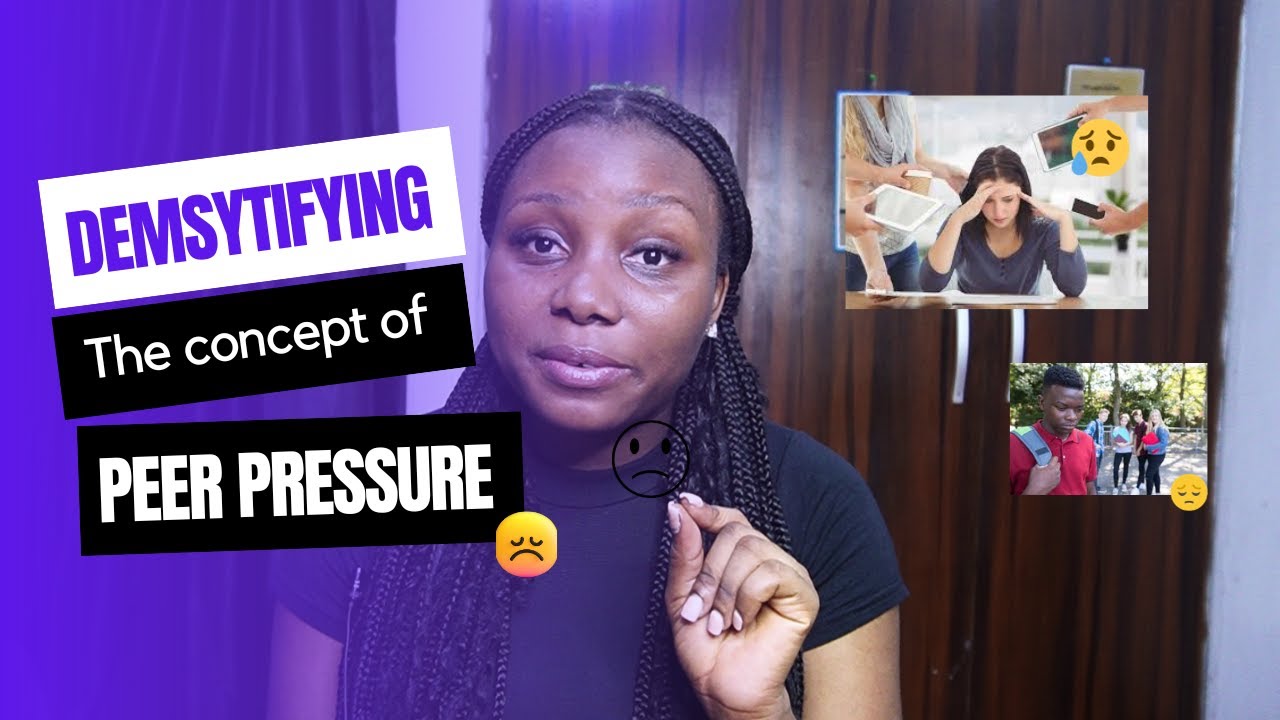 How to deal with peer pressure || You are your own competition || Be ...