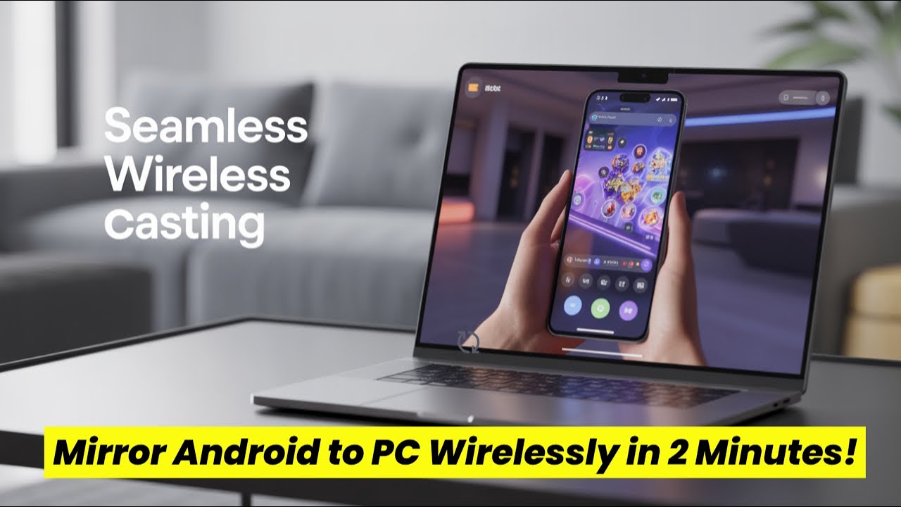 Project Your Android Screen to Laptop (Wirelessly) - YouTube