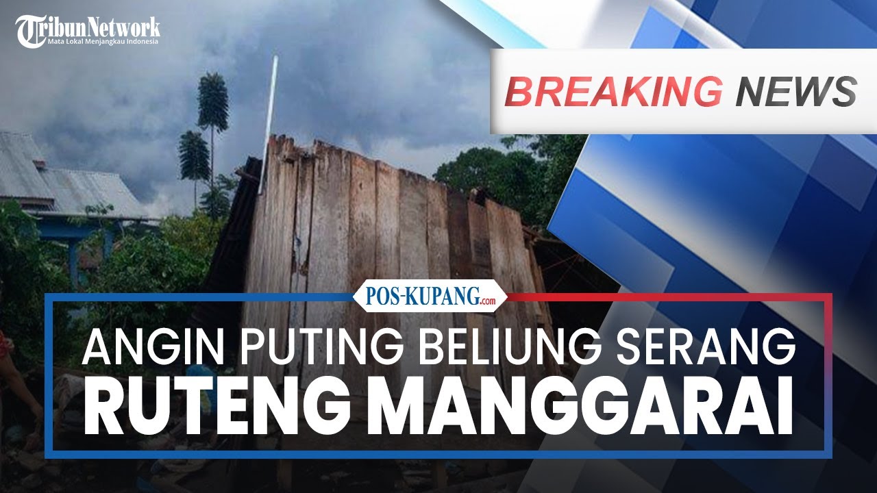 🔴BREAKING NEWS: Angin Puting Beliung Serang Dua Kelurahan di Kecamatan ...