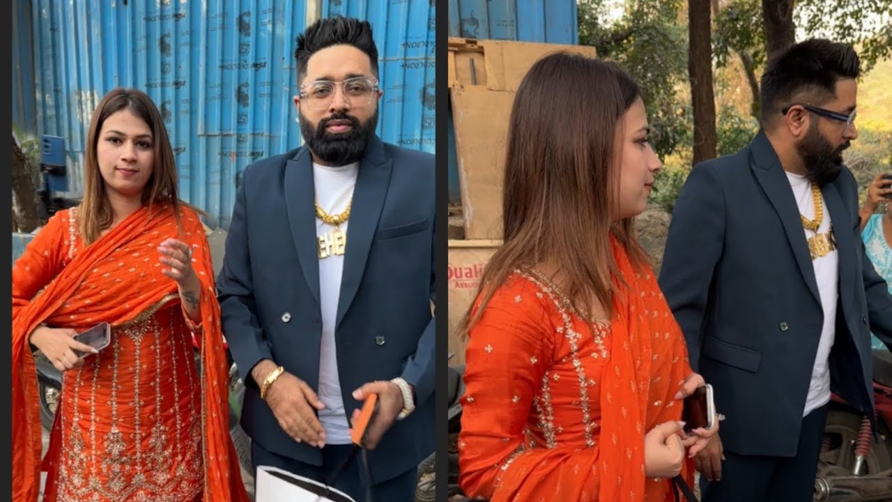 Sunny Arya (Tehelka Bhai) With Wife Deepika Arya At Bigg Boss 17 set in ...