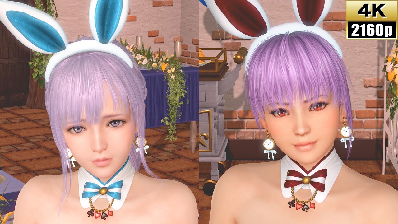 DOA XVV #1732 ウサギたちのお茶会 - YouTube