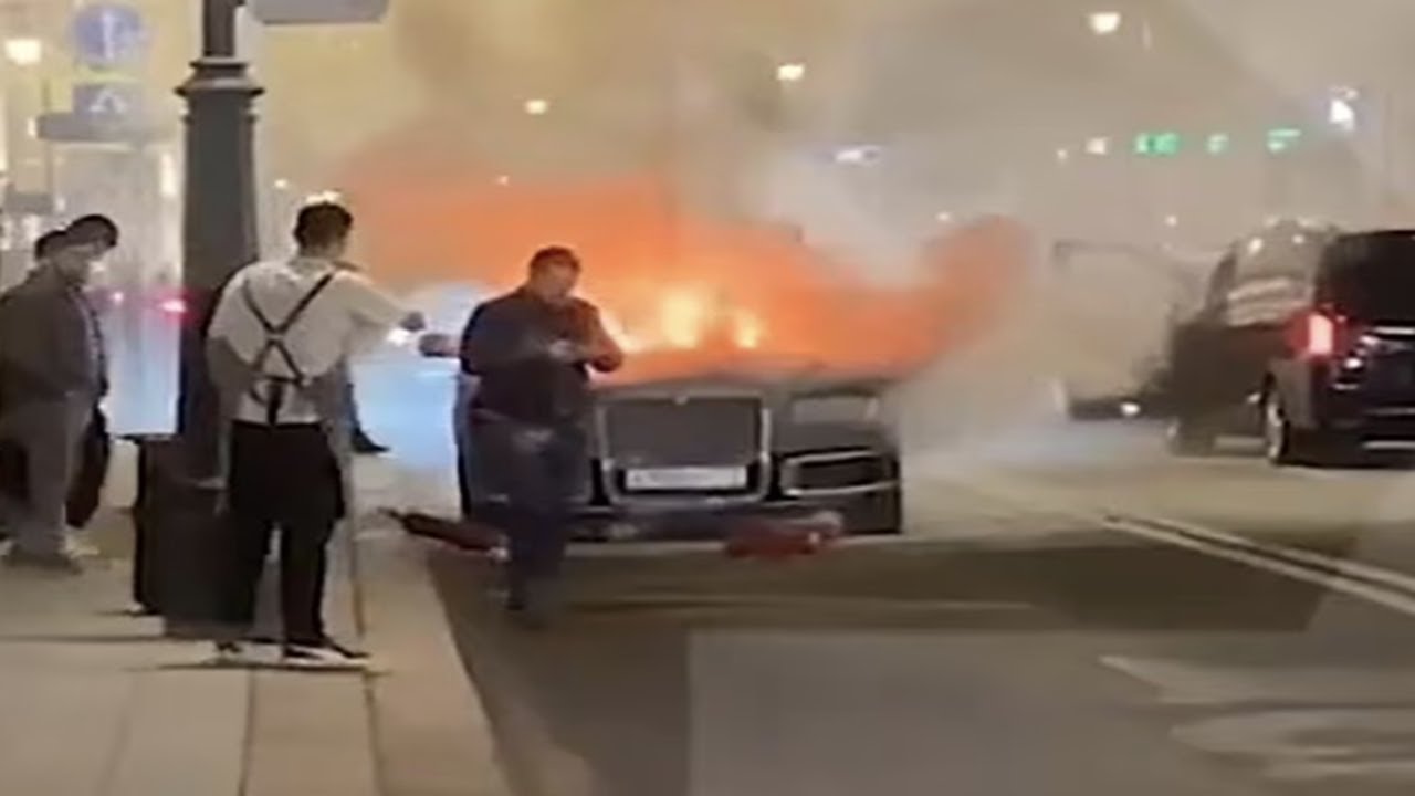 ASSASSINATION ATTEMPT? LIMO FROM VLADIMIR PUTIN'S 'FLEET' IS BLOWN UP ...