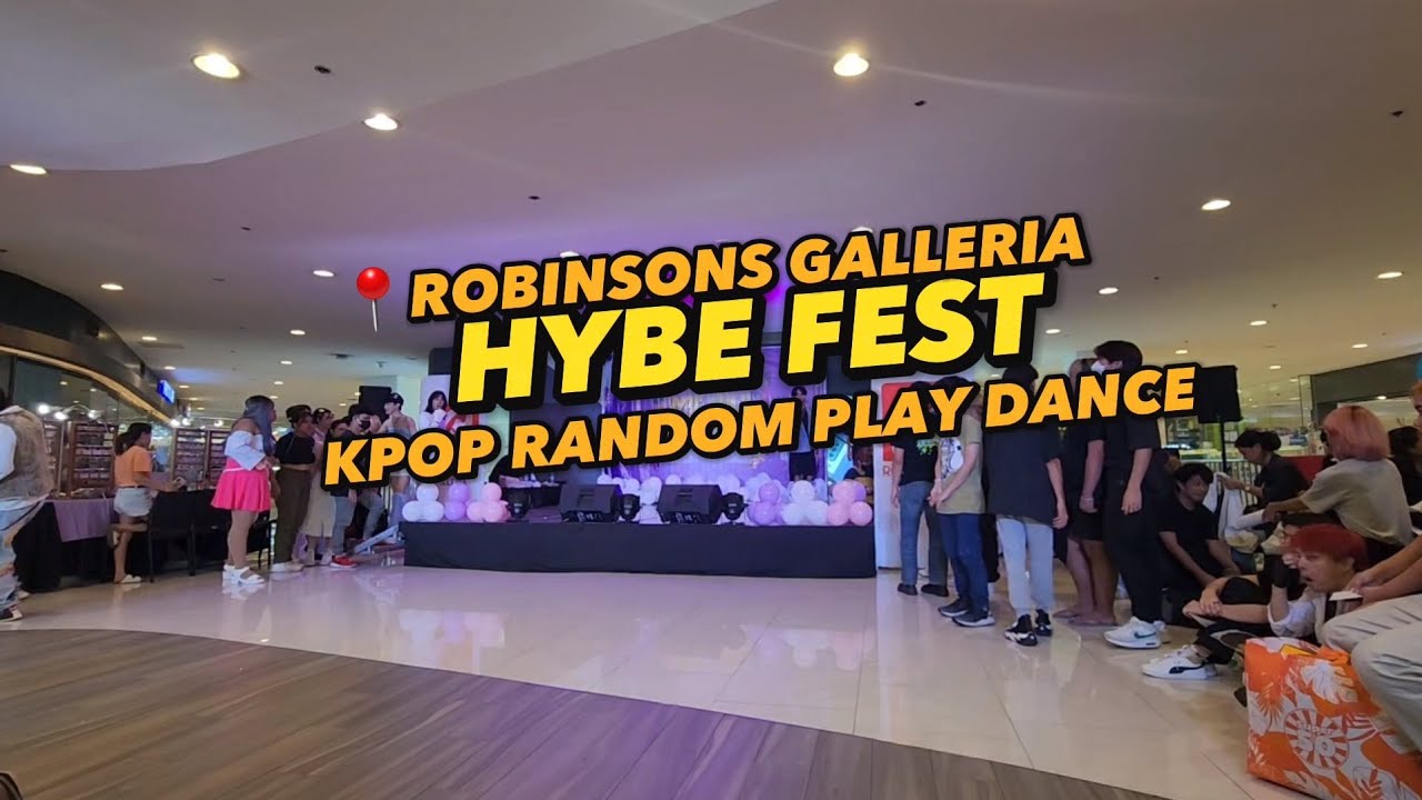 Hybe Fest Kpop Random Play Dance at Robinsons Galleria - YouTube