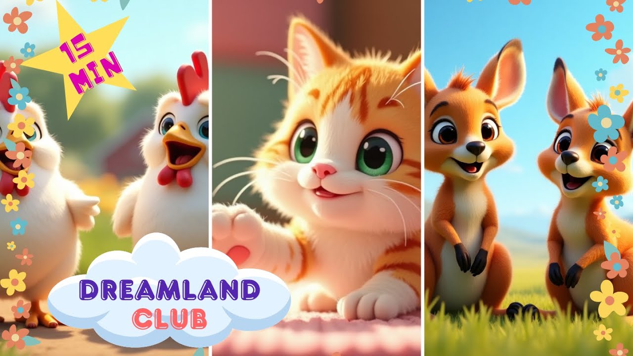 🎤 Children 15 Minutes Cute Songs Compilation | Fun Rhymes and Learning ...