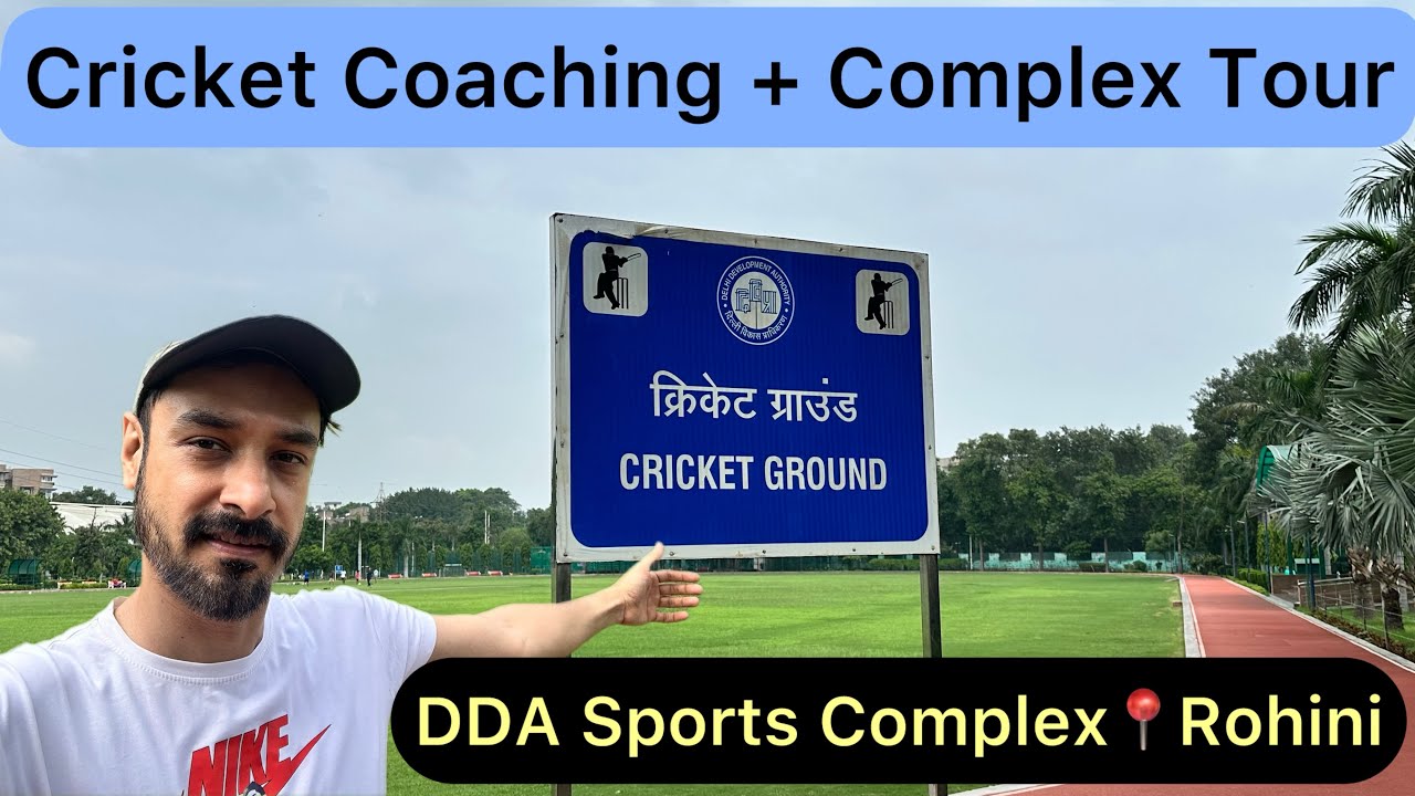 DDA Sports Complex 📍Rohini, Delhi - Cricket Coaching, Membership & Full ...