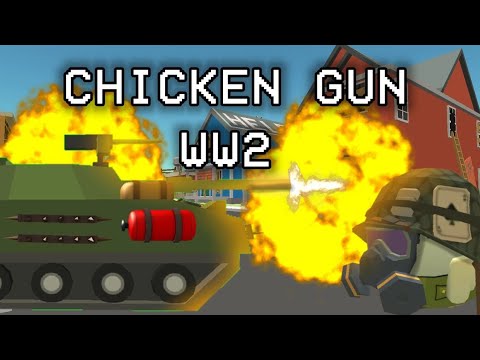 CHICKEN GUN WAR WW2 #ww2 #war #chickengun - YouTube