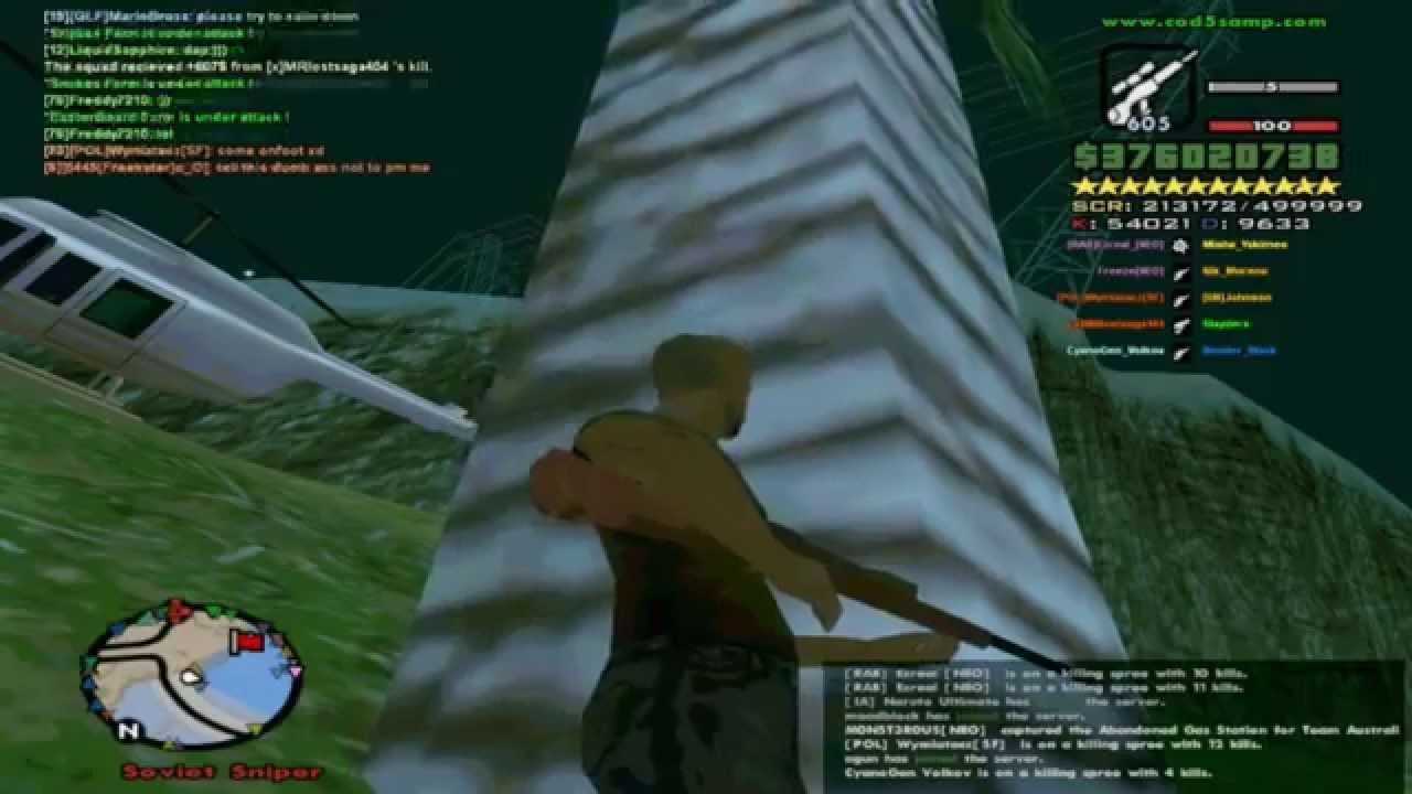 CODE5 SAMP Resurrection 15 spree challenge 4 - Sniper Rifle - YouTube