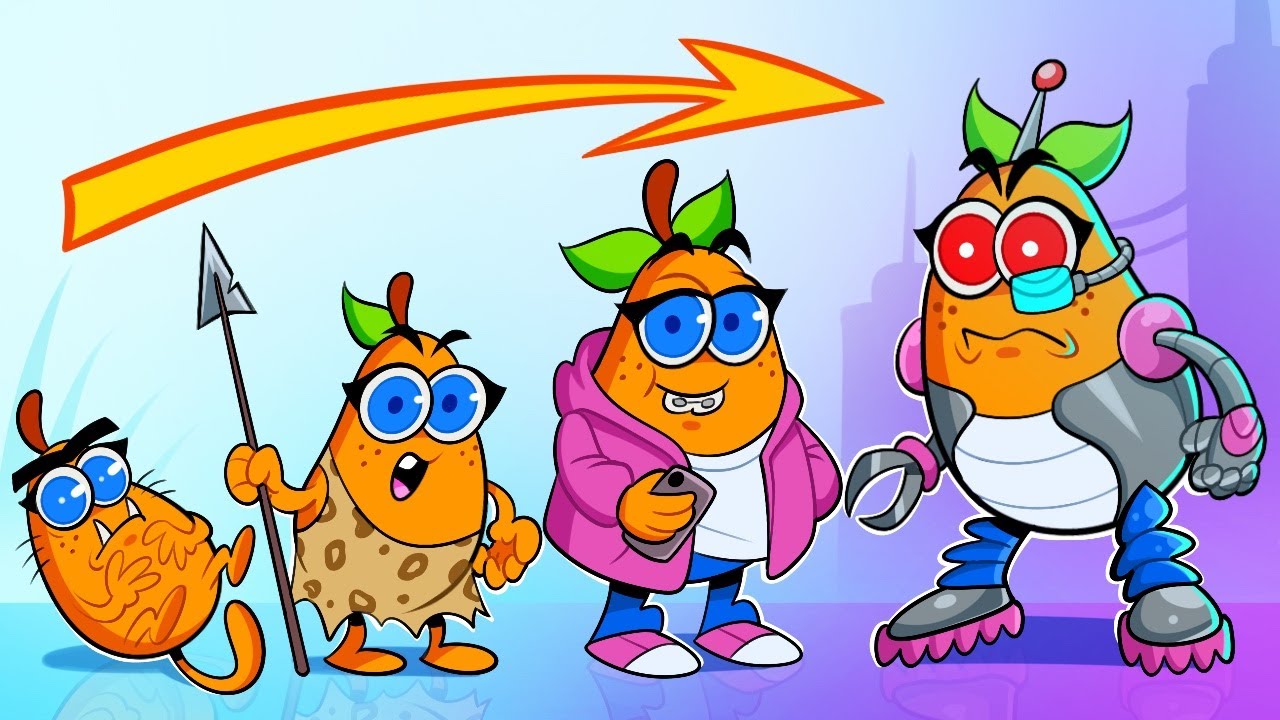 Pears are Growing Up | Funny Adventures in the Future by Pear Family ...