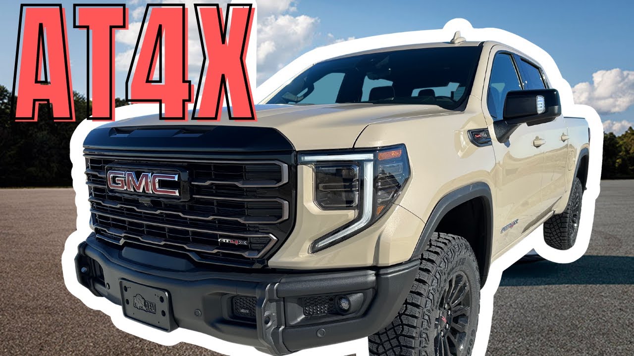 New 2023 GMC Sierra AT4X with AEV Front Bumper! - YouTube