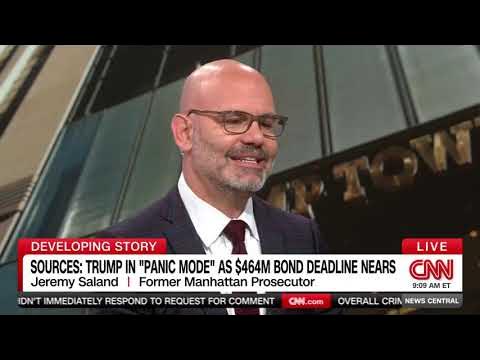 CNN: New York Criminal Lawyer Jeremy Saland Discusses Trump’s $464M Bond Deadline & Implications ...