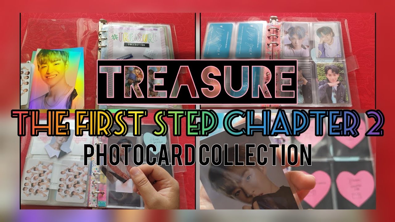 Storing my TREASURE THE FIRST STEP: CHAPTER 2 Photocards 💎 - YouTube