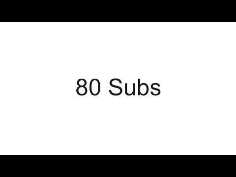 80 Subs ,Just One Stk - YouTube