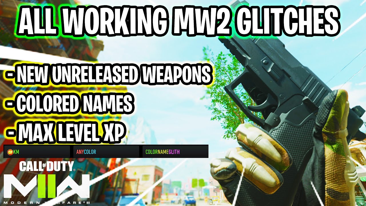 ALL WORKING GLITCHES In MW2 BETA COLORED NAMES XP UNRELEASED GUNS all-working-glitches-in-mw2-beta-colored-names-xp-unreleased-guns