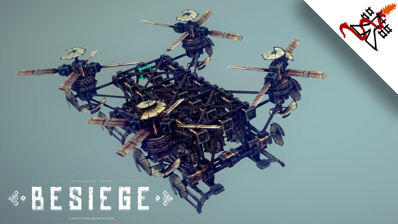 Besiege - Quadcopter Bomber by Arrman - YouTube