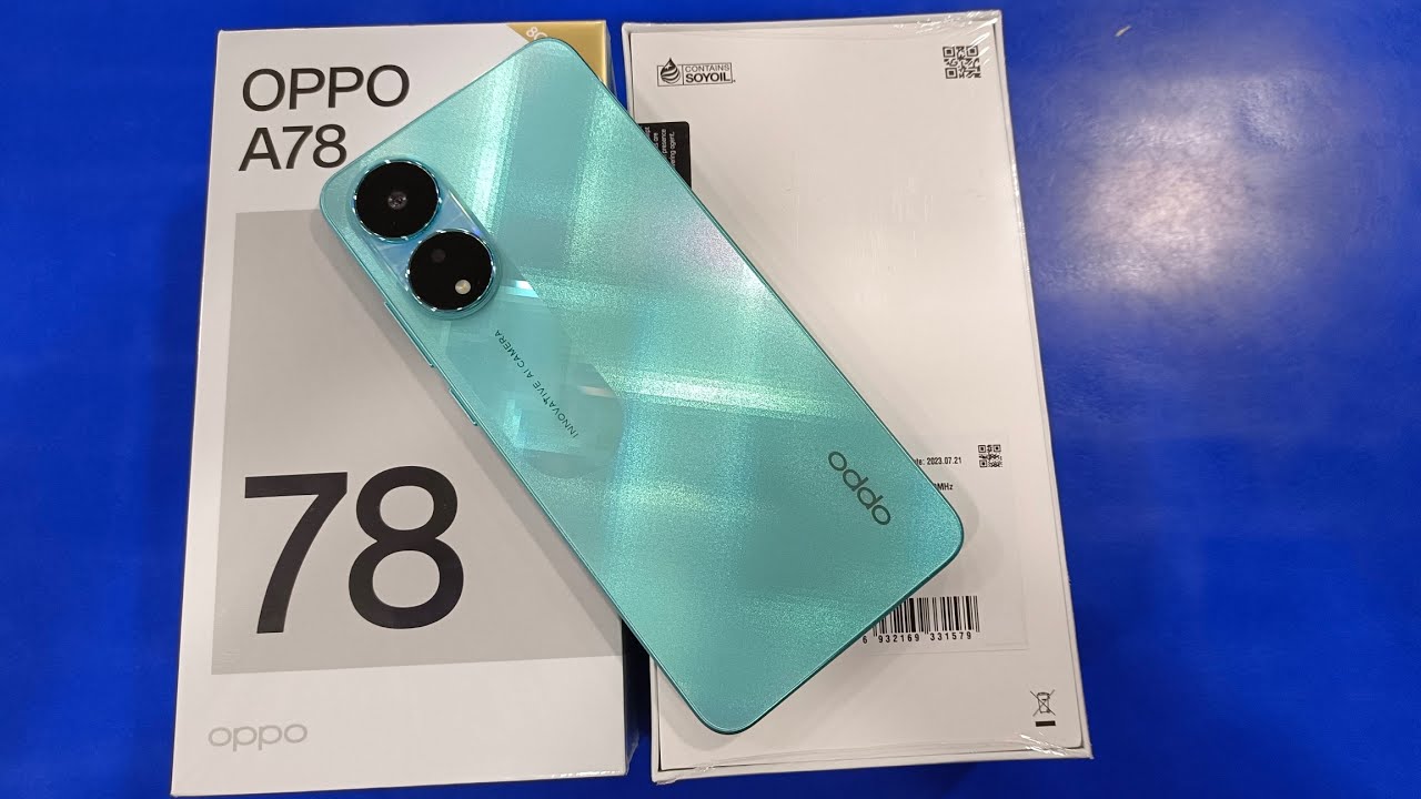 Oppo A78 Aqua Green Amoled Display 67W Charger Snapdragon 680 Processor ...
