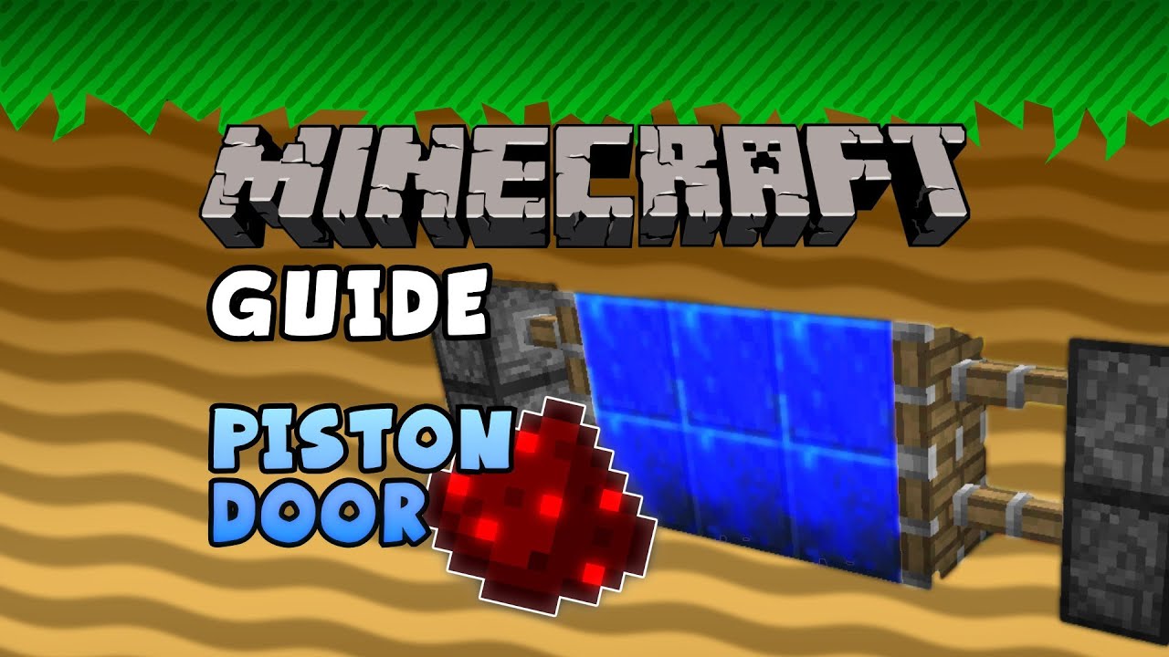 Minecraft Guide - Piston Door - YouTube