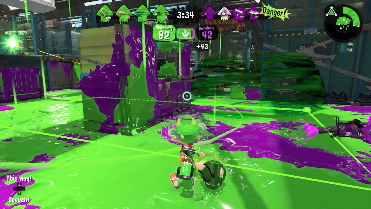 Splatoon 2: Twists and turns in Splat Zones [18(2)-6, Tri-slosher ...