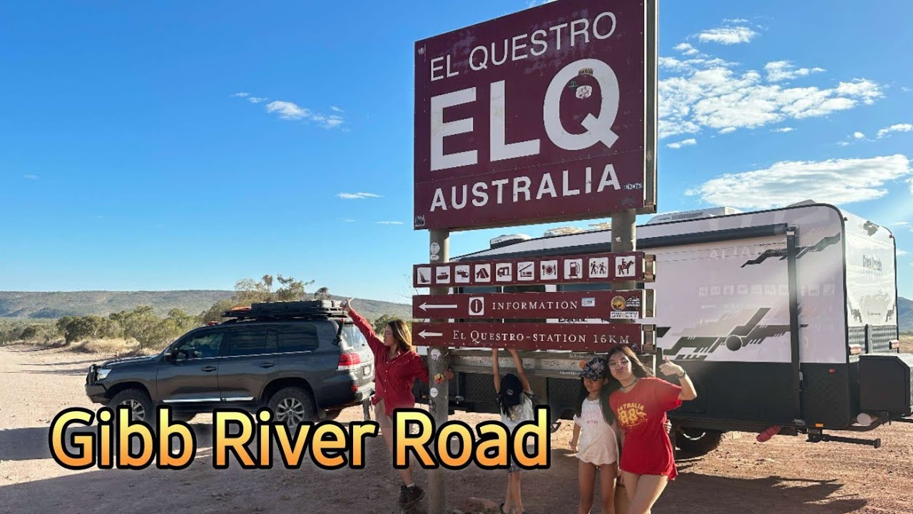 카라반타고 호주 일주 WA ep.3 엘 퀘스트로, 깁리버로드 El Questro, Gibb River Road - YouTube