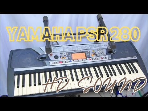 Sound HD Yamaha PSR 280 - YouTube