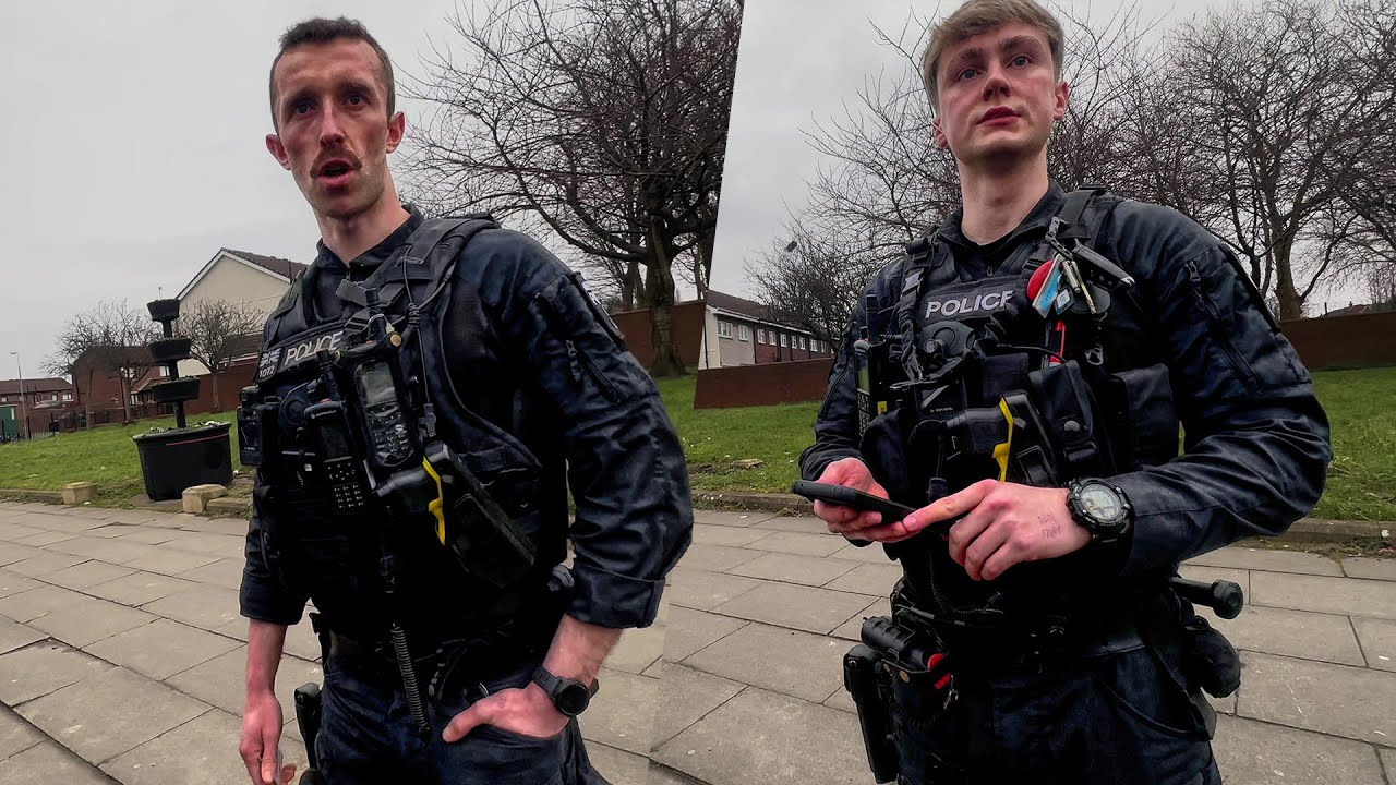 WE'RE DETAINING YOU FOR A SEARCH FOR BEING IN A HIGH DR*G USE AREA ...