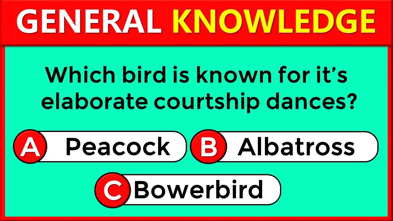 30 General Knowledge Questions! How Good Is Your General Knowledge? # ...