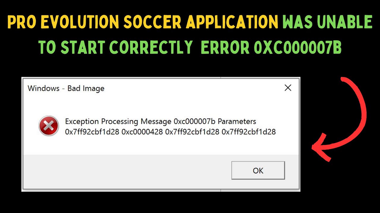 Fix Pro Evolution Soccer application was unable to start correctly ...