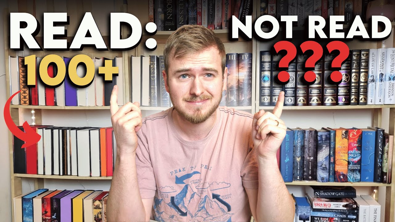 How many of my 200+ books have i actually read? - YouTube