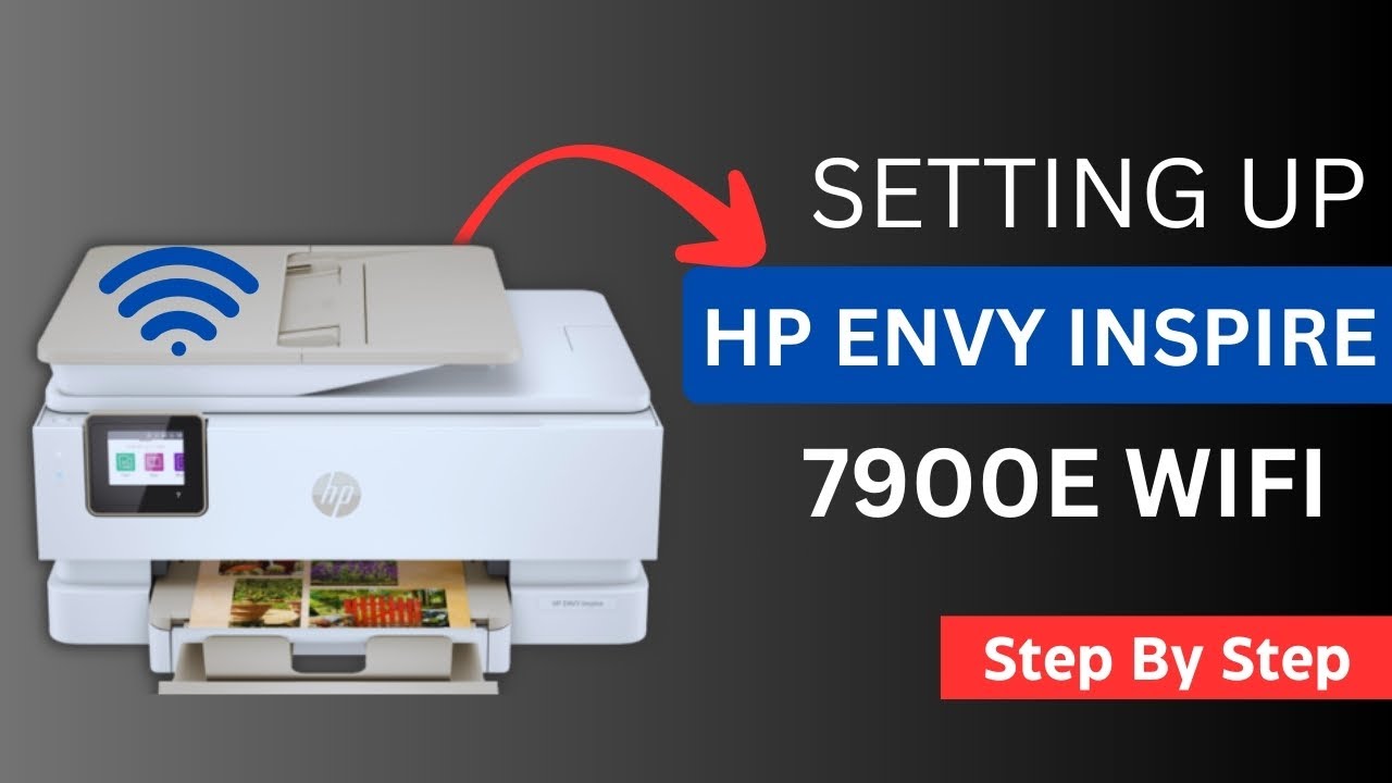 Setting up HP Envy Inspire 7900e WiFi Setup - YouTube