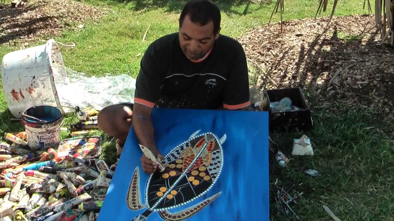 Dean Rotumah - Aboriginal Artist Australia - YouTube
