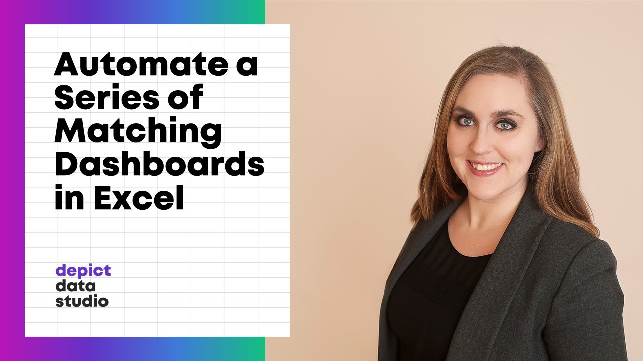 How to Automate a Series of Matching Dashboards with Excel's VBA Code and Word - YouTube