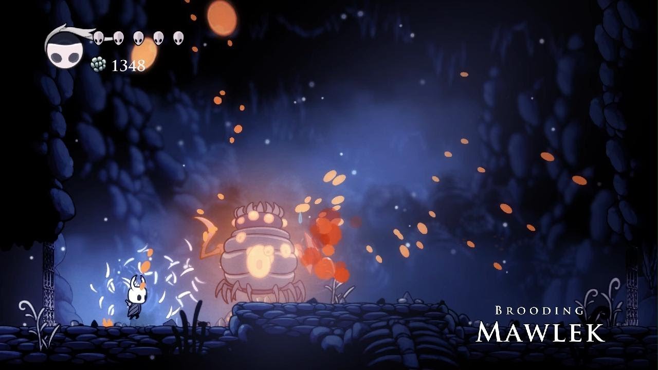 Hollow Knight Boss Fight: Brooding Mawlek - YouTube