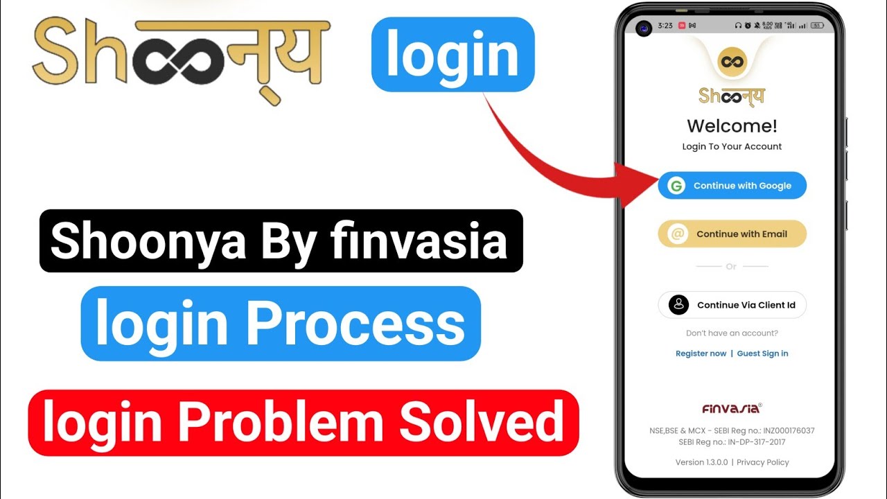 Shoonya app me first time login kaise kare | How to login shoonya ...
