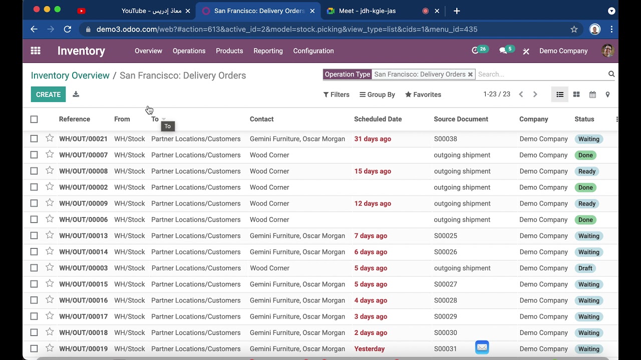 كورس odoo 14 بالعربي (مخازن -1-) - YouTube