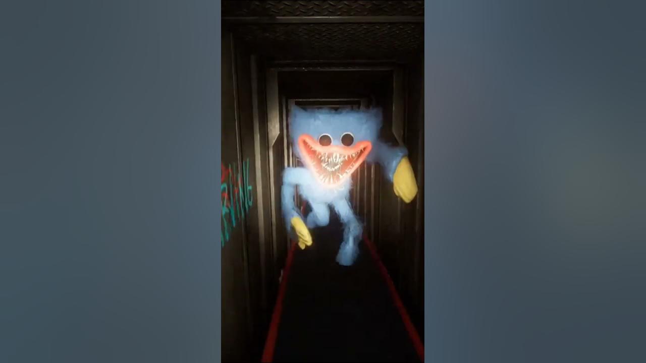 'Huggy Wuggy' Chase scene in Poppy Playtime - YouTube