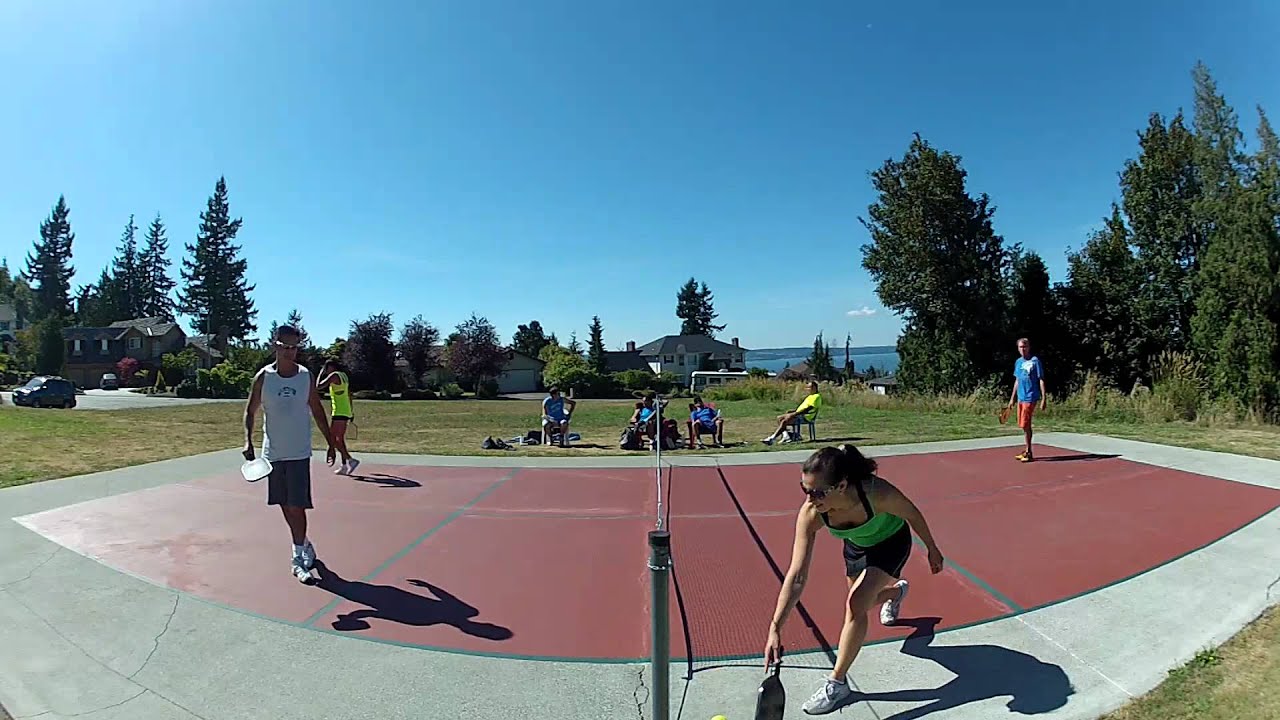 Frank Major-Mona Burnett vs. Erne Perry-Tonja Major Pickleball HD - YouTube