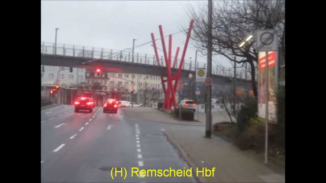 RB47 Schienenersatzverkehr Solingen Mitte Bahnhof - Remscheid Hbf - YouTube