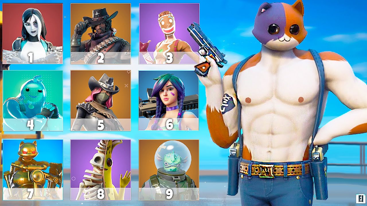 Guess The SKIN By The IDLE POSE #3 - FORTNITE FUNNY CHALLENGE - YouTube