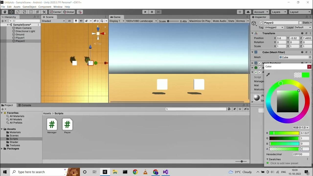 Unity c# Delegate action with Example - YouTube