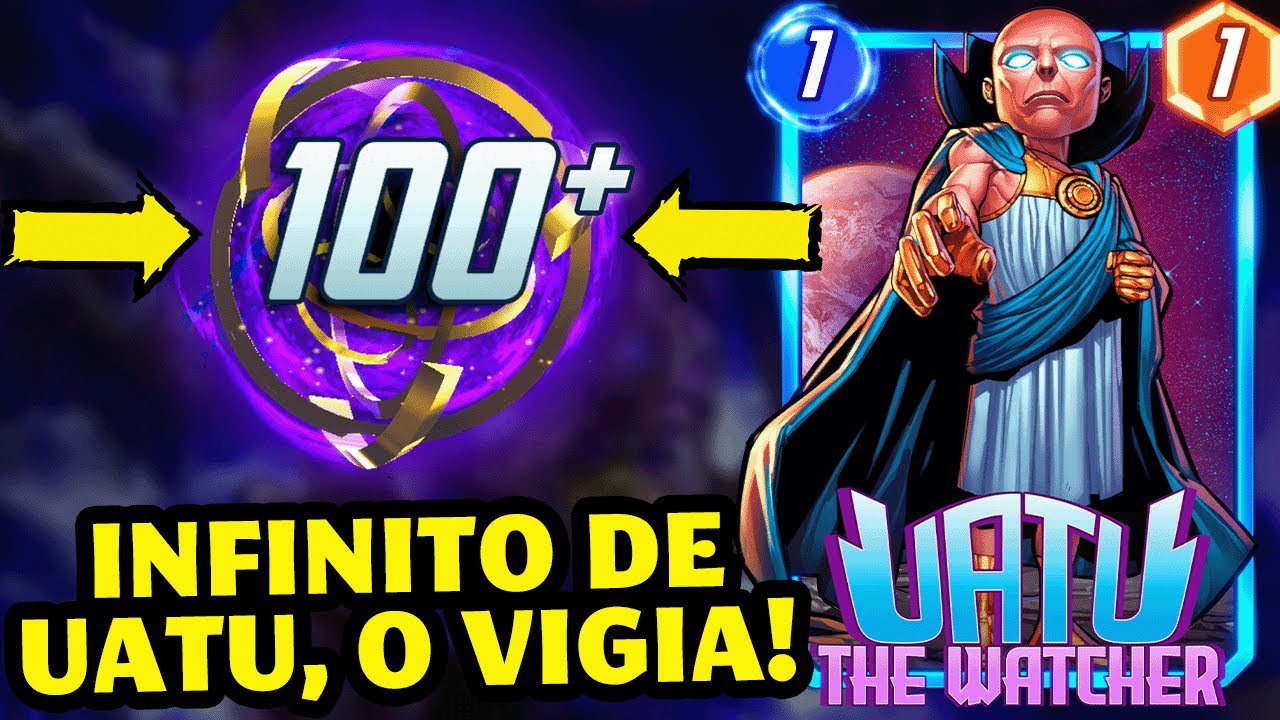 O NOVO UATU VIGIA ME GARANTIU O INFINITO: USEI 3 DECKS PARA SUBIR NESTA ...