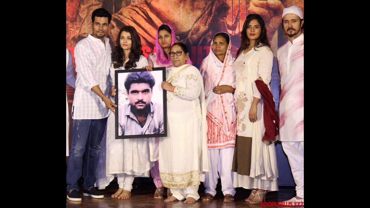 Aishwarya Rai's 44th motion picture "Sarbjit" | Promotions: Homage to ...