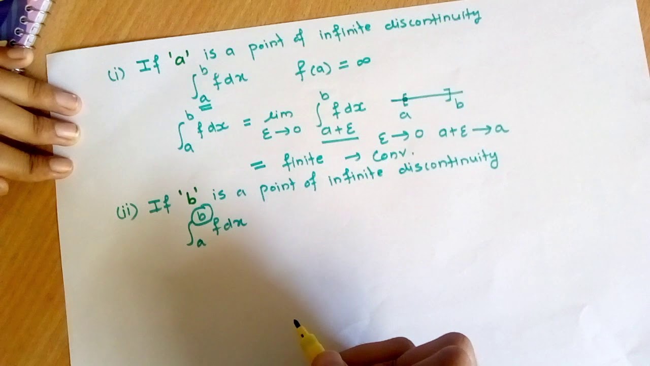 4.Improper integral of second kind - YouTube