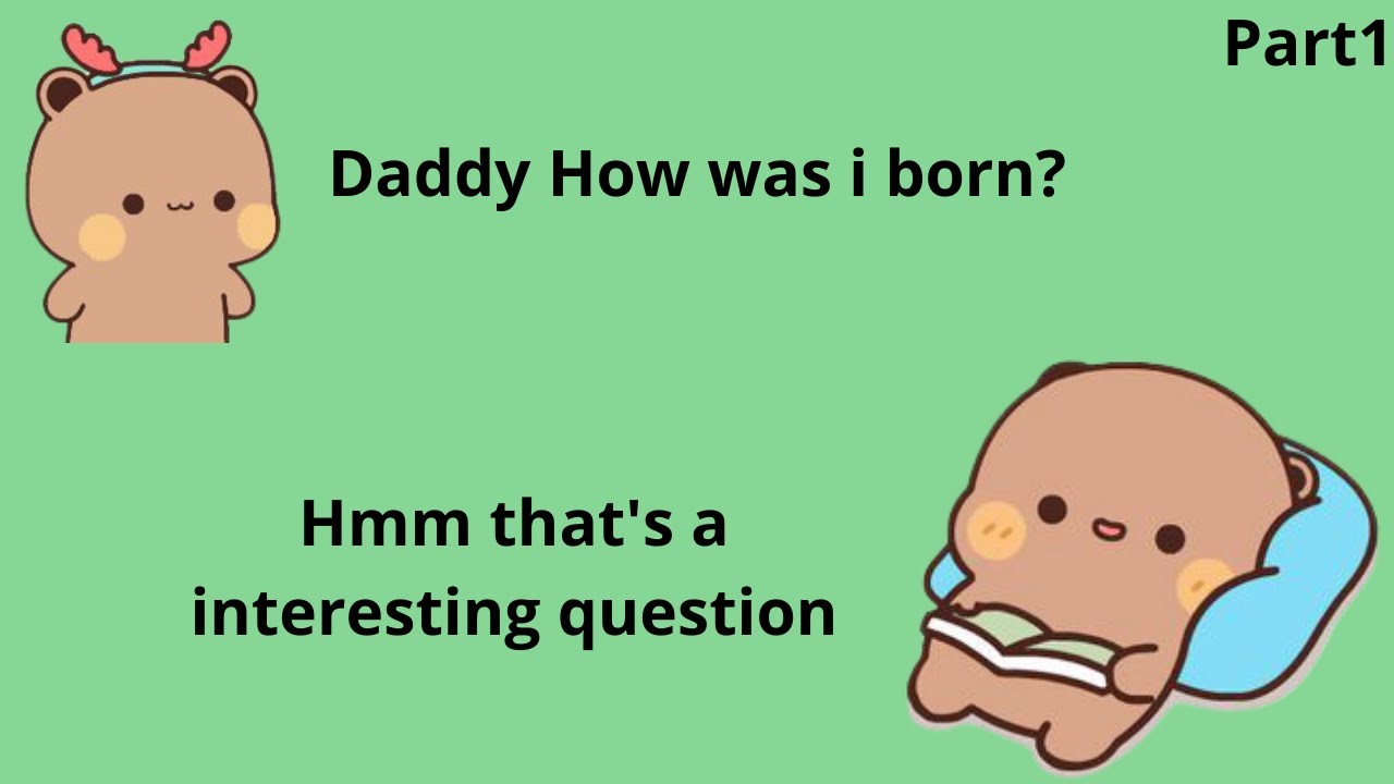 Baby Dudu ask from daddy how he was born | Part 1 | Dudu Bubu Comics ...