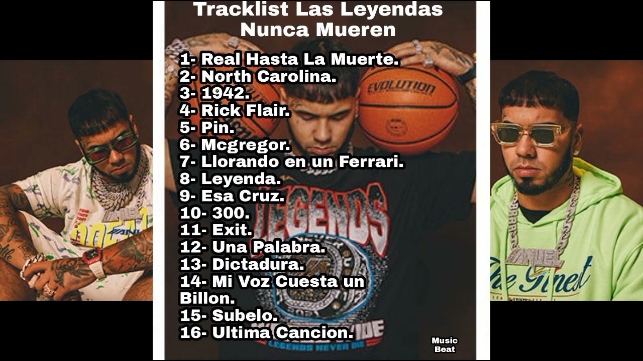 Las Leyendas Nunca Mueren - Anuel AA (Tracklist) - YouTube