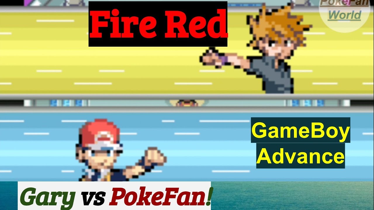 Gary vs PokeFan Indigo League Battle Of Pokemon Fire Red & Leaf Green ...
