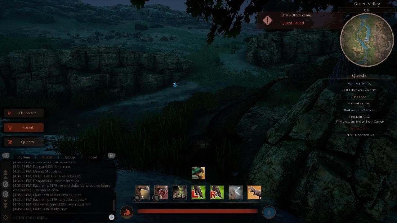 Path of Titans: Solo Giga hunts Apato - YouTube