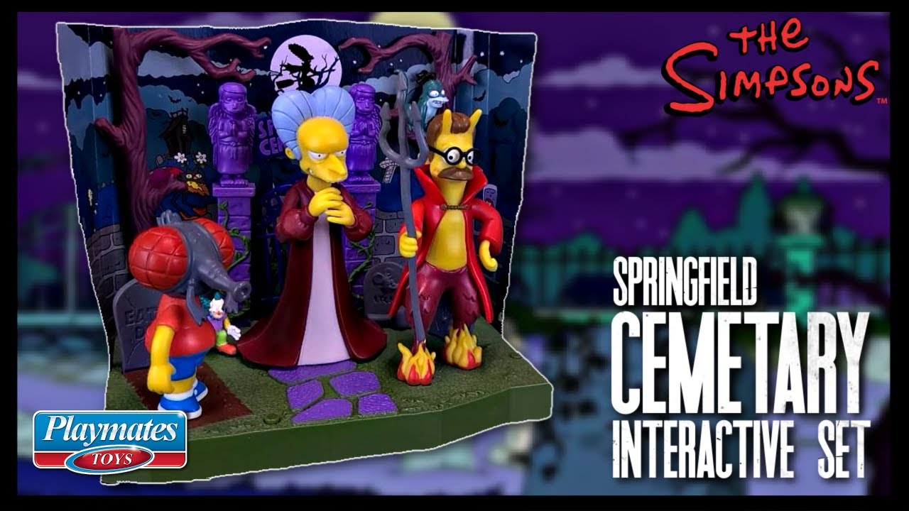 Playmates Simpsons Treehouse of Horror Springfield Cemetery ToysrUs ...