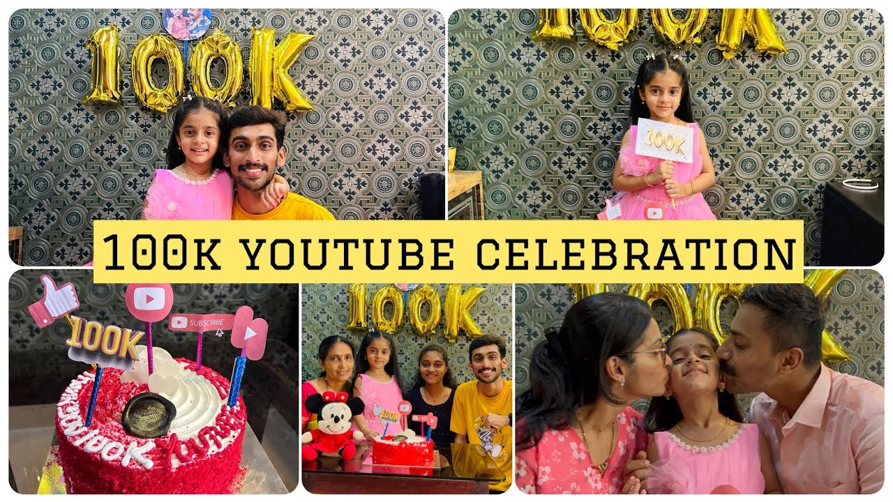 celebration vlog of 100k youtube family pranvi akshay| paaru putani kannada vlog |family vlog# ...