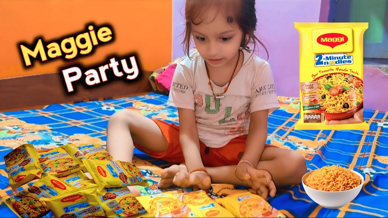 Late Night Maggi Party With Bhai 🍜😍 - YouTube