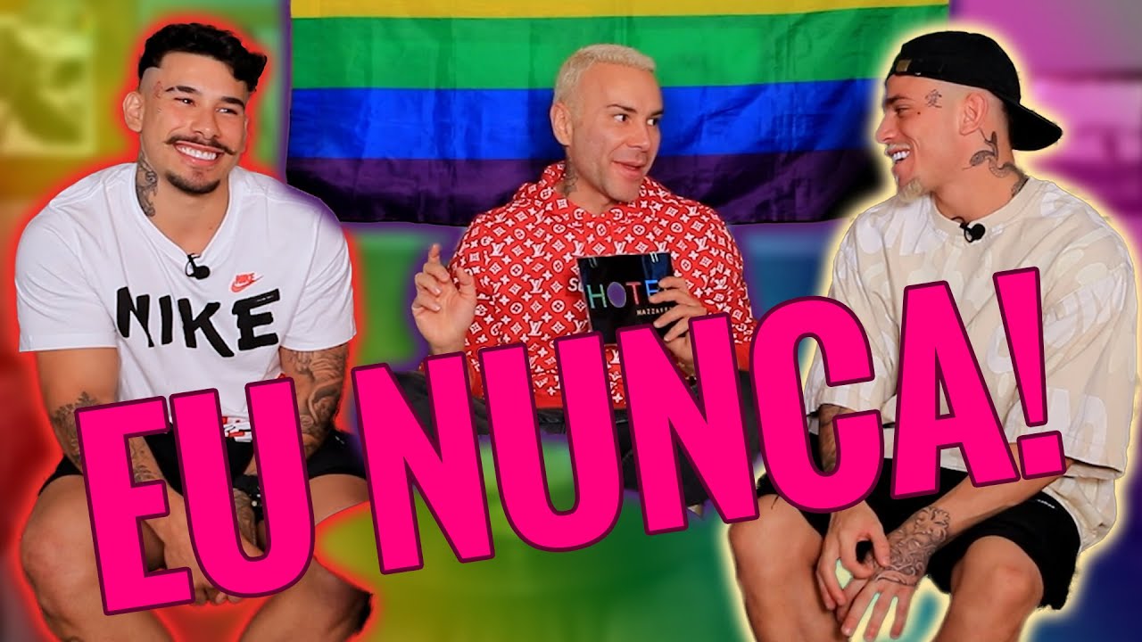 Os Reis Do 0nly F4ns Gay Kleber E Pedro No Eu Nunca Pol3mic0 Matheusmazzafera Youtube