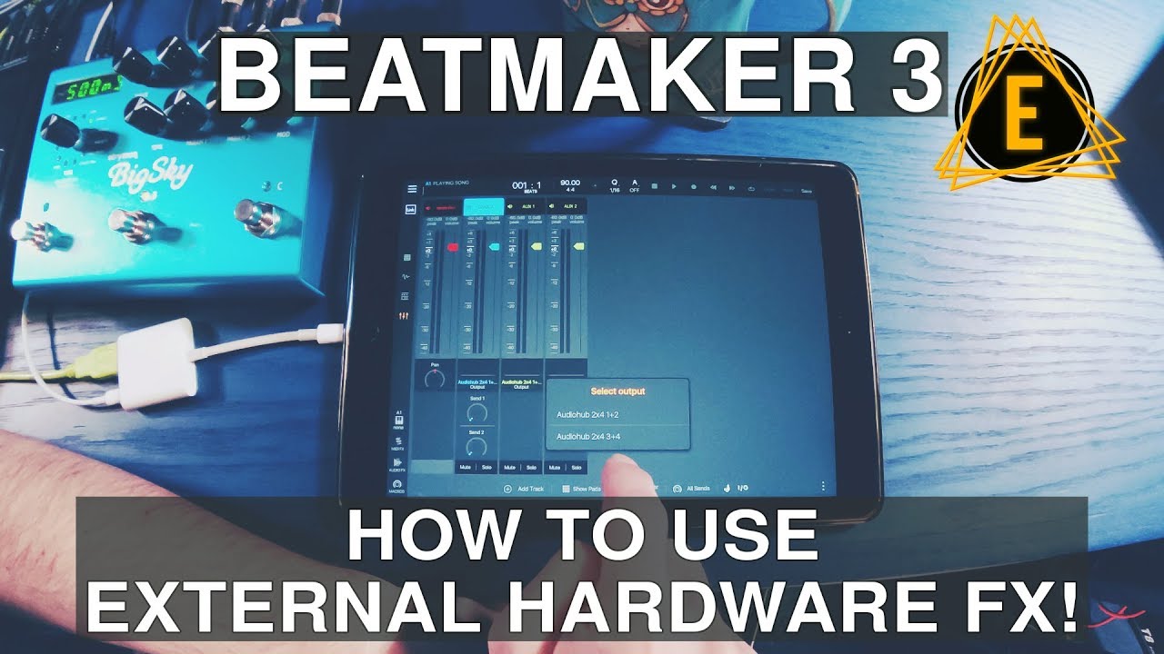Beatmaker 3 - How To Use External Hardware FX! - YouTube